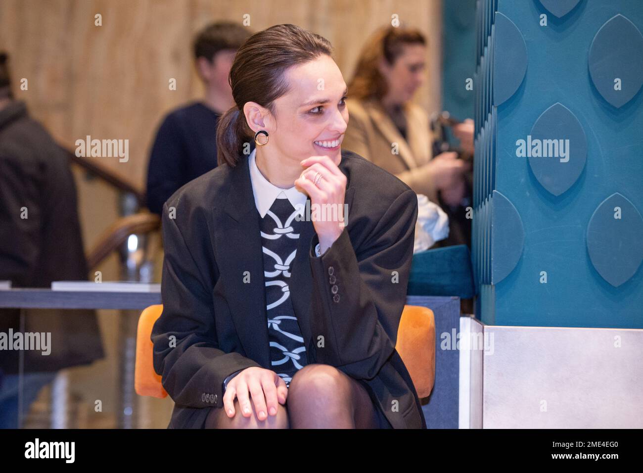 Rome, Italy. 23rd Jan, 2023. Italian actress Sara Serraiocco attends ...