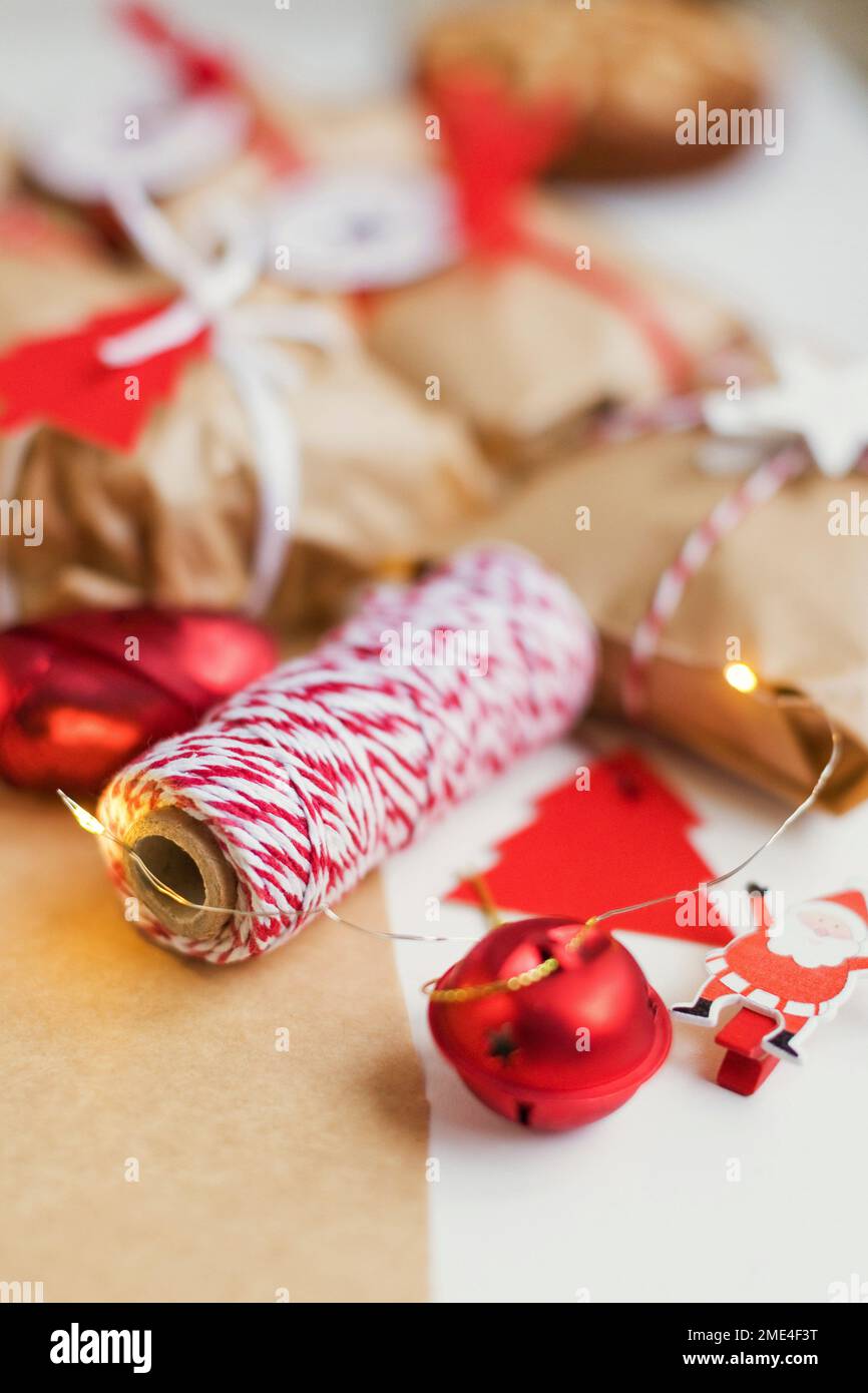 Bell with string hi-res stock photography and images - Alamy