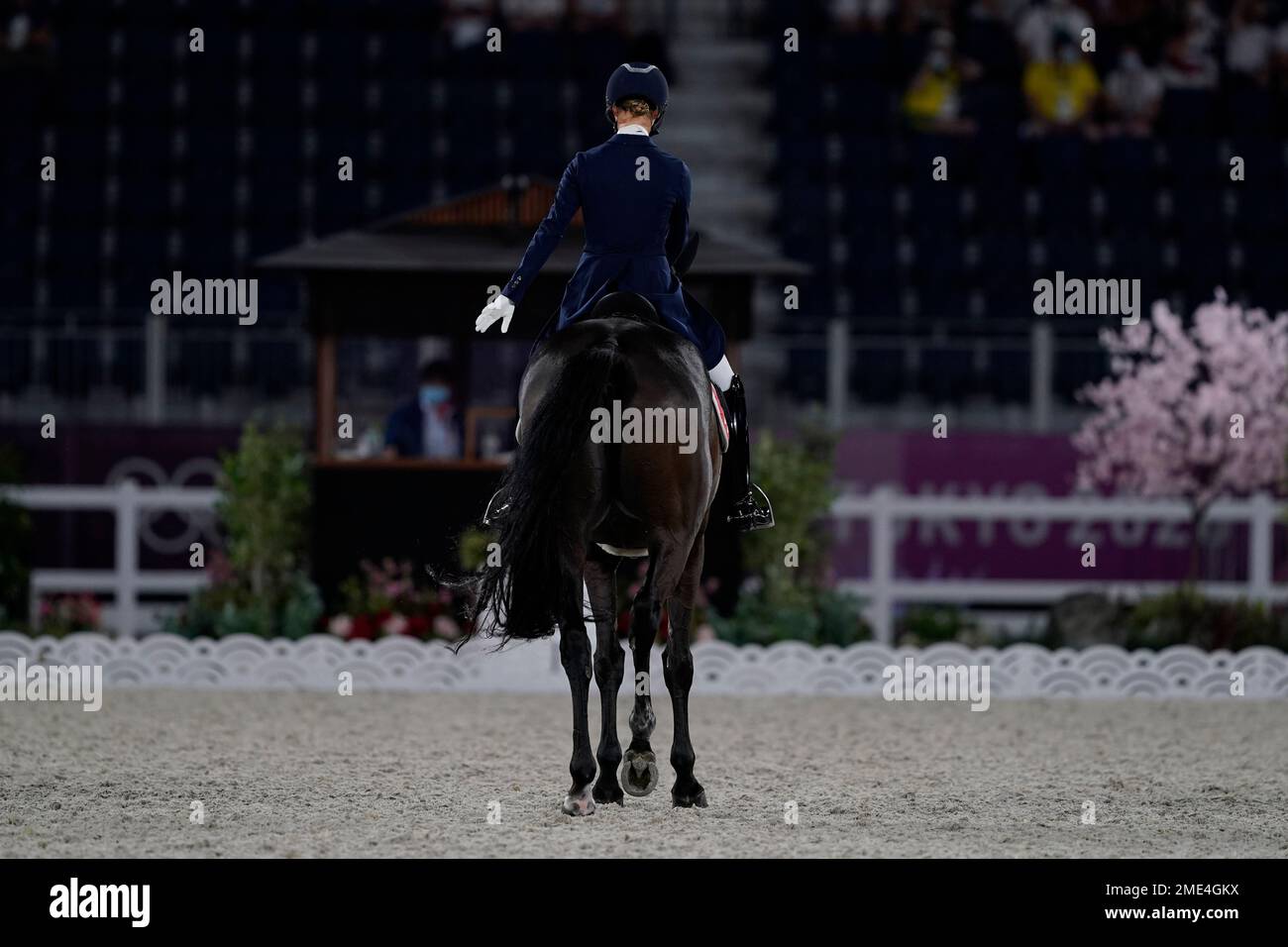 Switzerland's Estelle Wettstein, riding West Side Story Old, competes ...