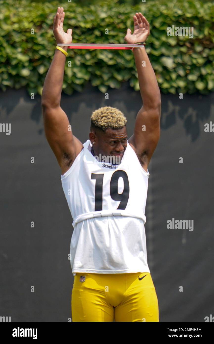 Pittsburgh Steelers wide receiver JuJu Smith-Schuster (19) during an ...
