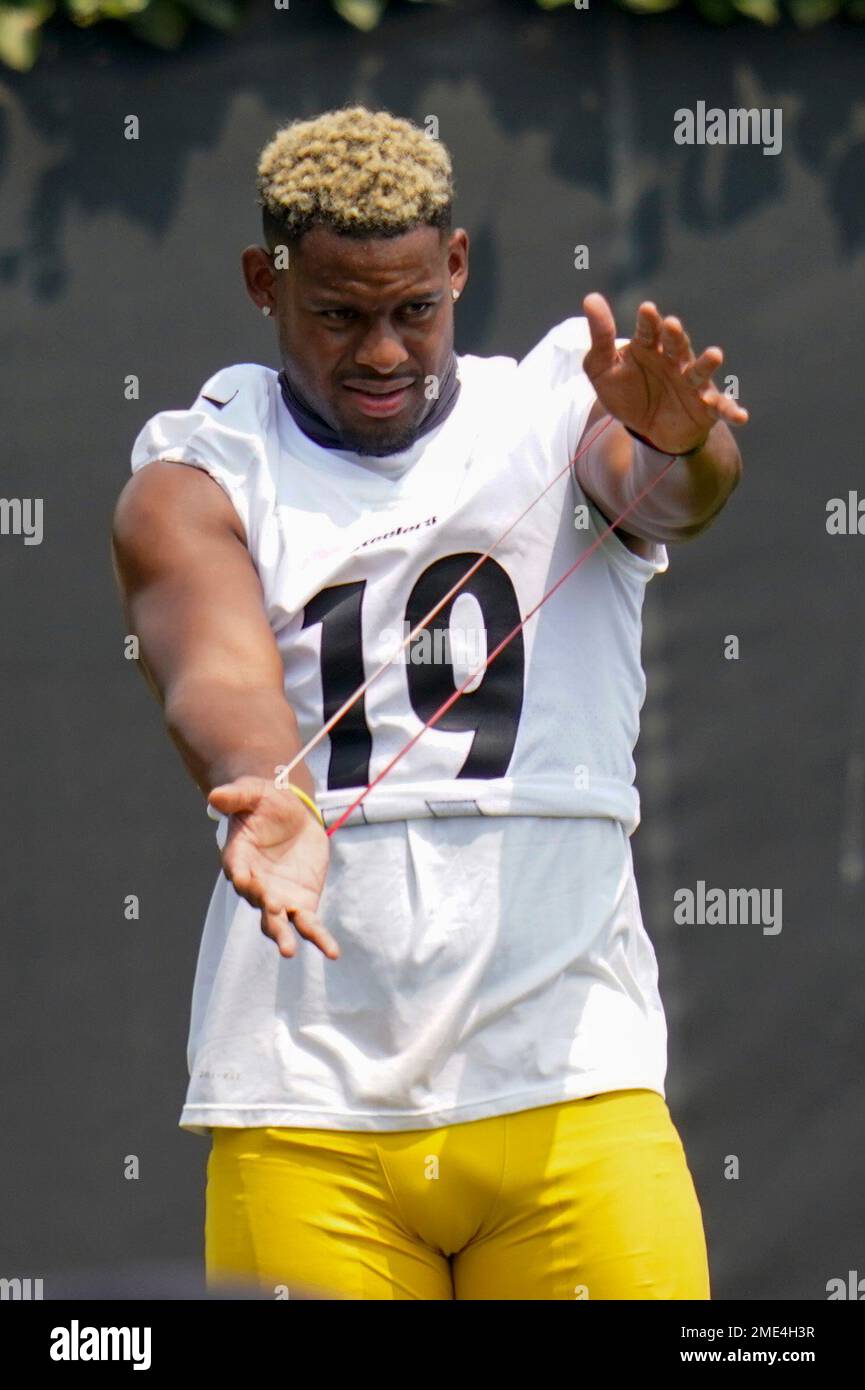 Pittsburgh Steelers wide receiver JuJu Smith-Schuster (19) during an ...