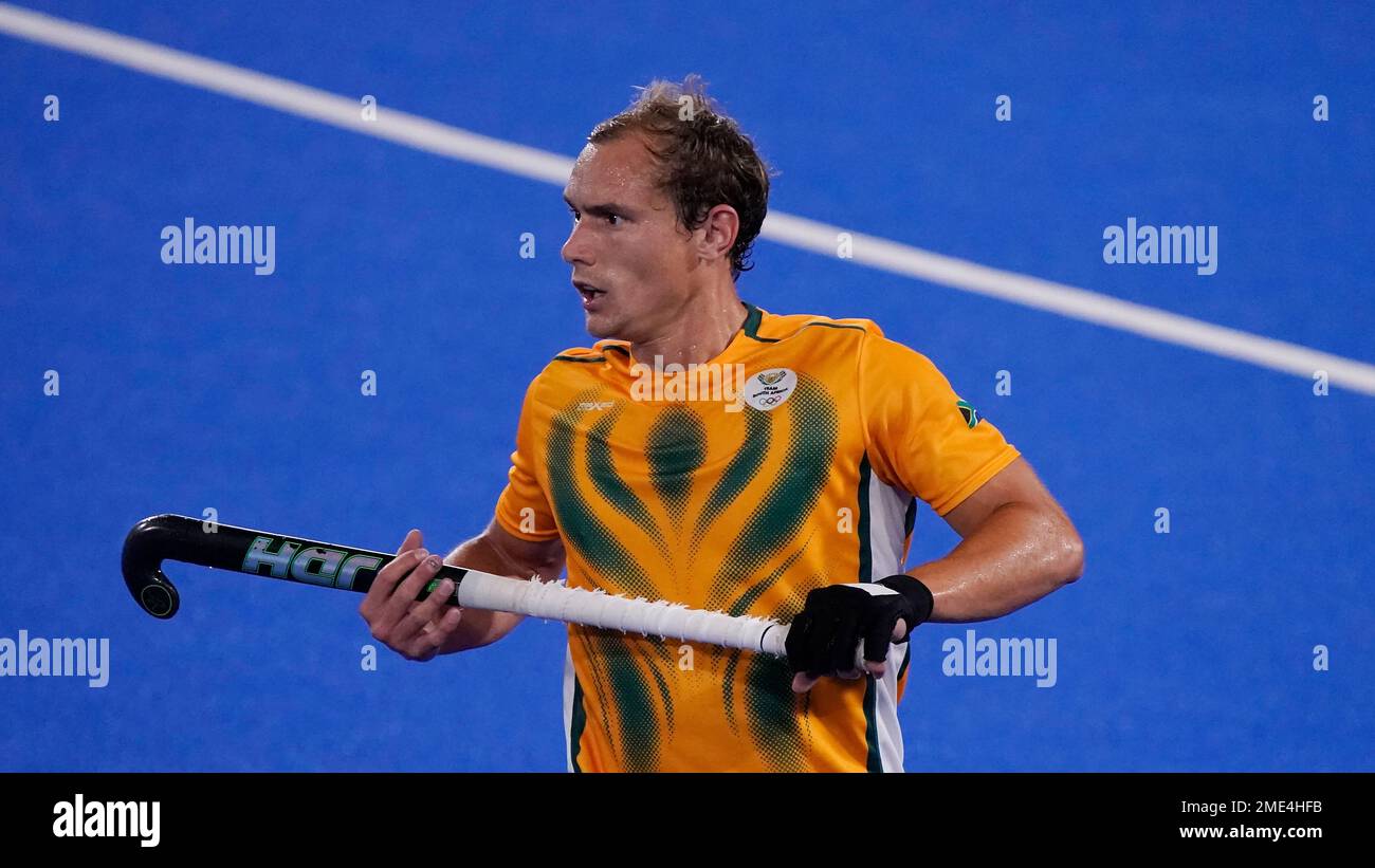South Africa midfield Nicholas Balfour Spooner (24) plays against the ...