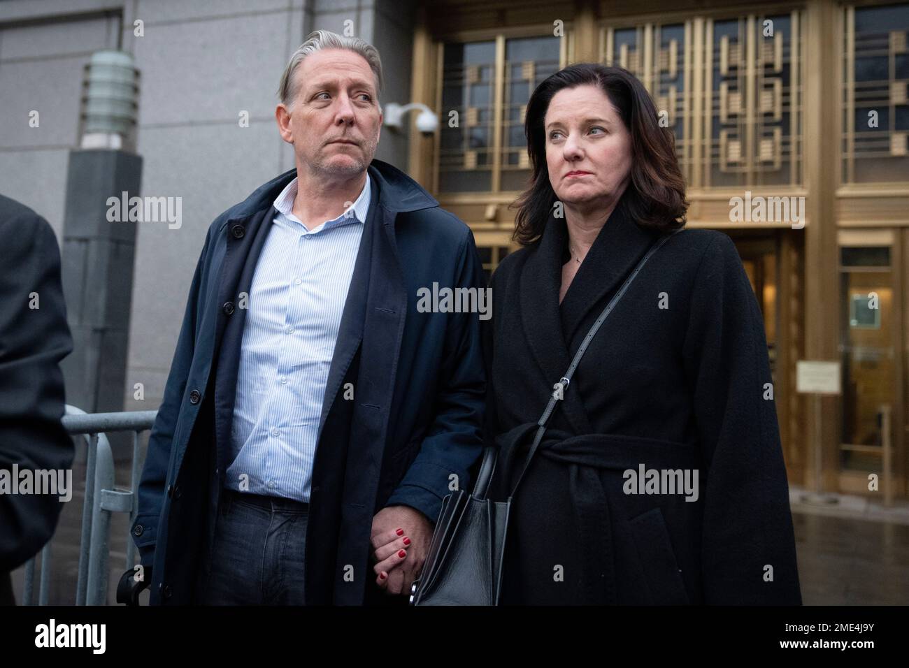 Charles McGonigal, left, former special agent in charge of the FBI's ...