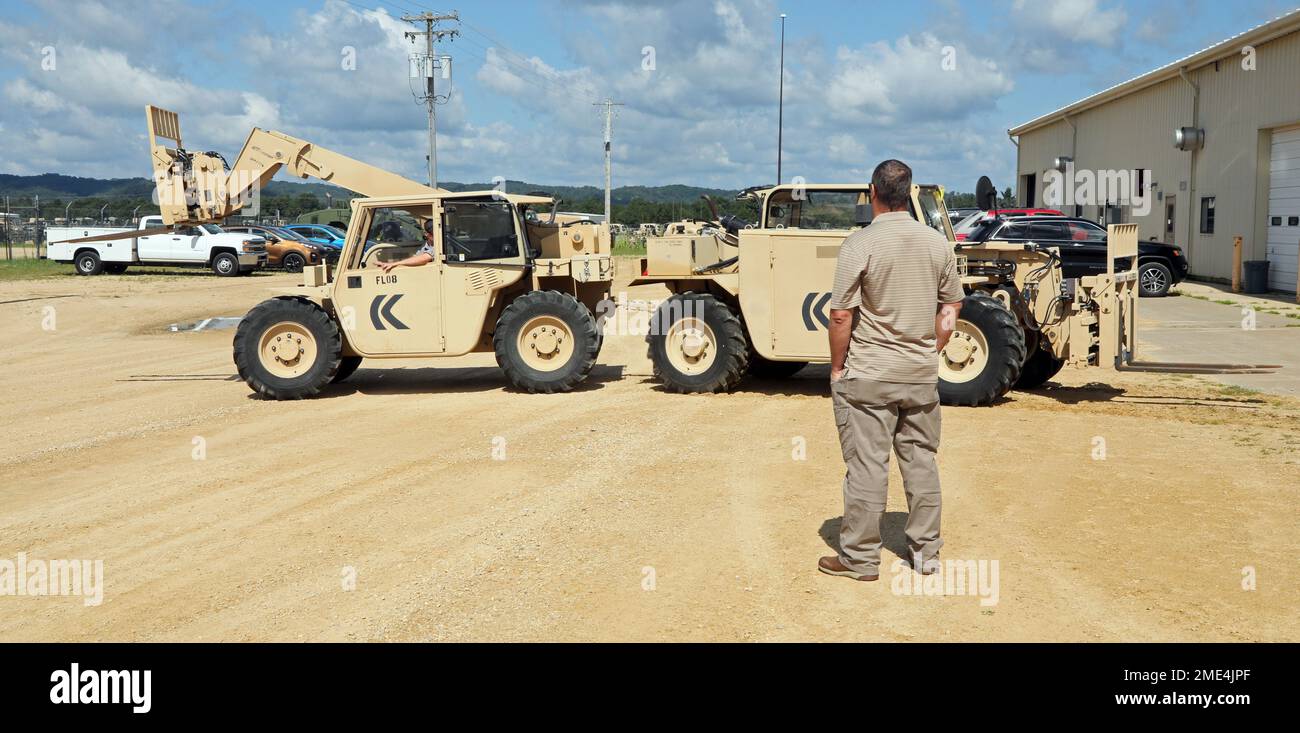 Light capability rough terrain forklift hi-res stock photography and ...
