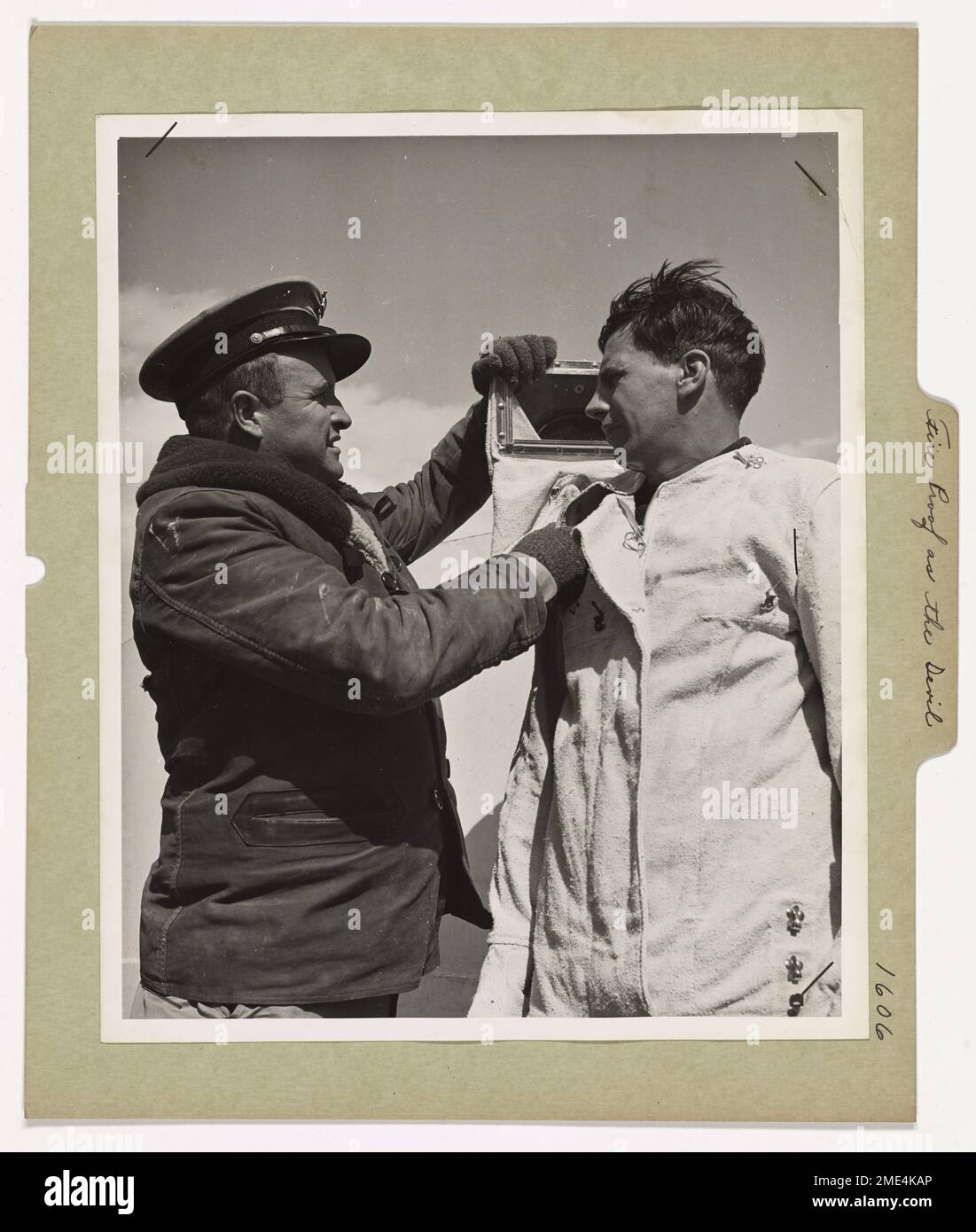 Coast Guard Chief Specialist George E. Tacey demonstrates the use of an ...