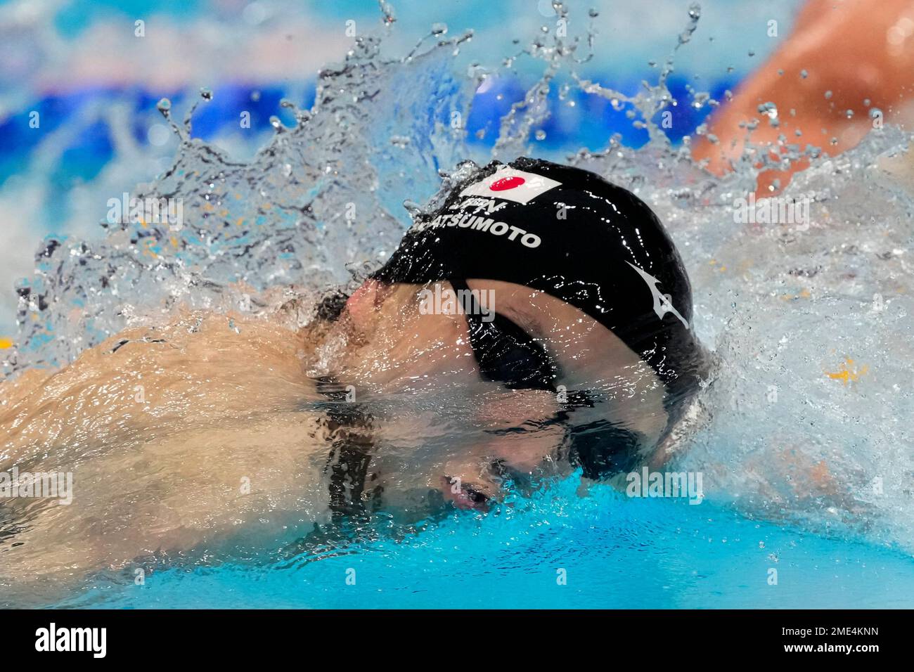 Katsuhiro Matsumoto Of Japan Swims In A Heat During The Mens 200