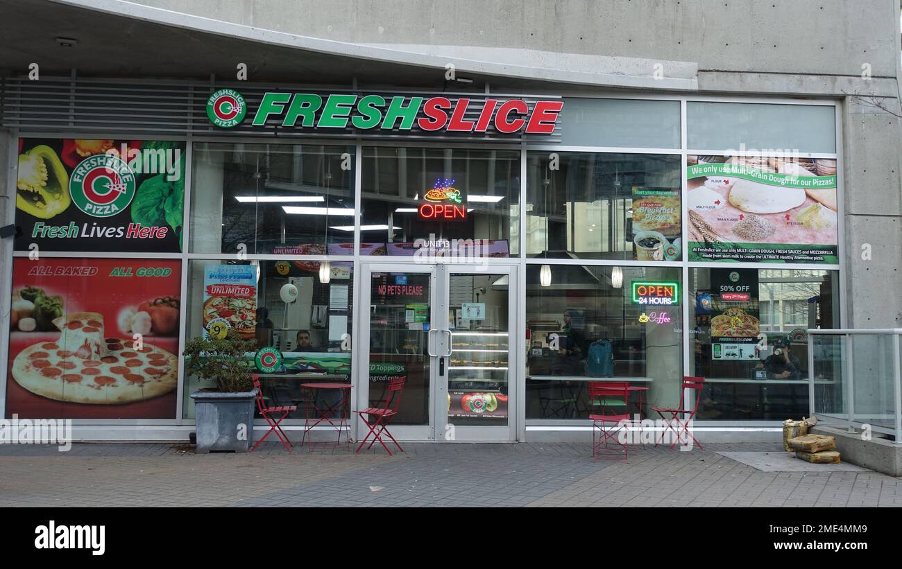 Freshslice pizza canada hi-res stock photography and images - Alamy