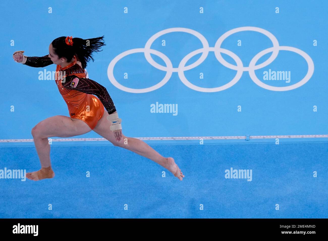 Farah Ann Abdul Hadi, of Malaysia, performs on the vault during women's ...