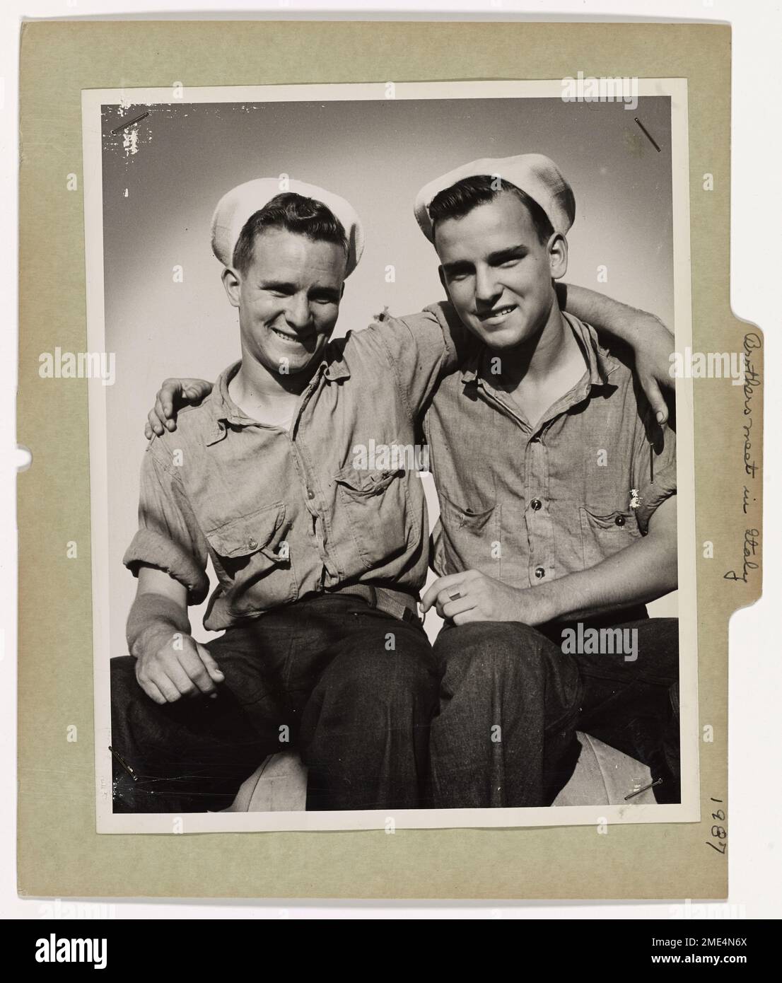 Coast Guardsman Joseph H. Blue and his brother Aloysius Blue, a U.S ...
