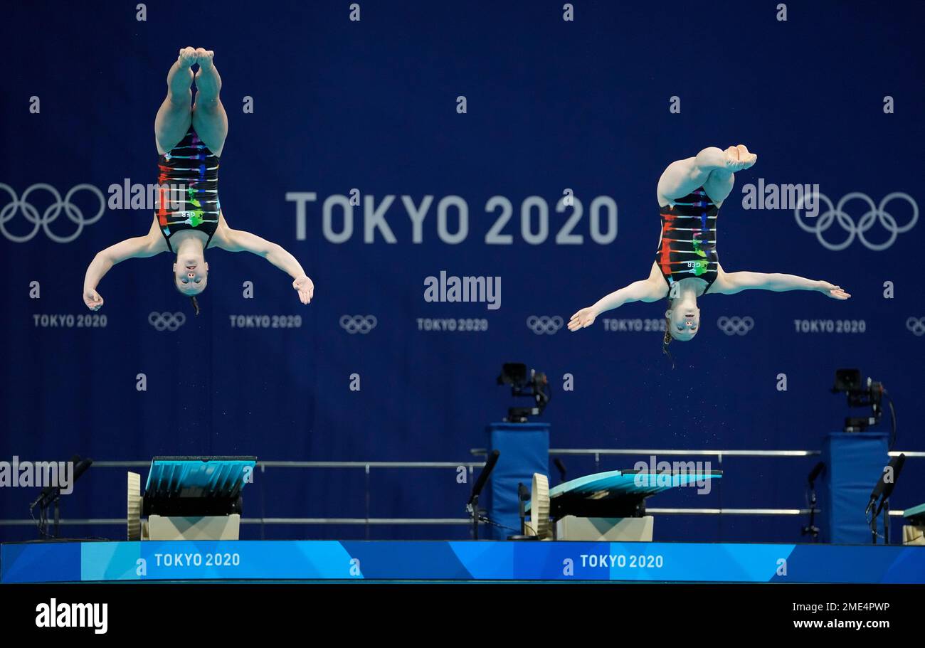 Lena Hentschel and Tina Punzel of Germany compete during the Women's ...