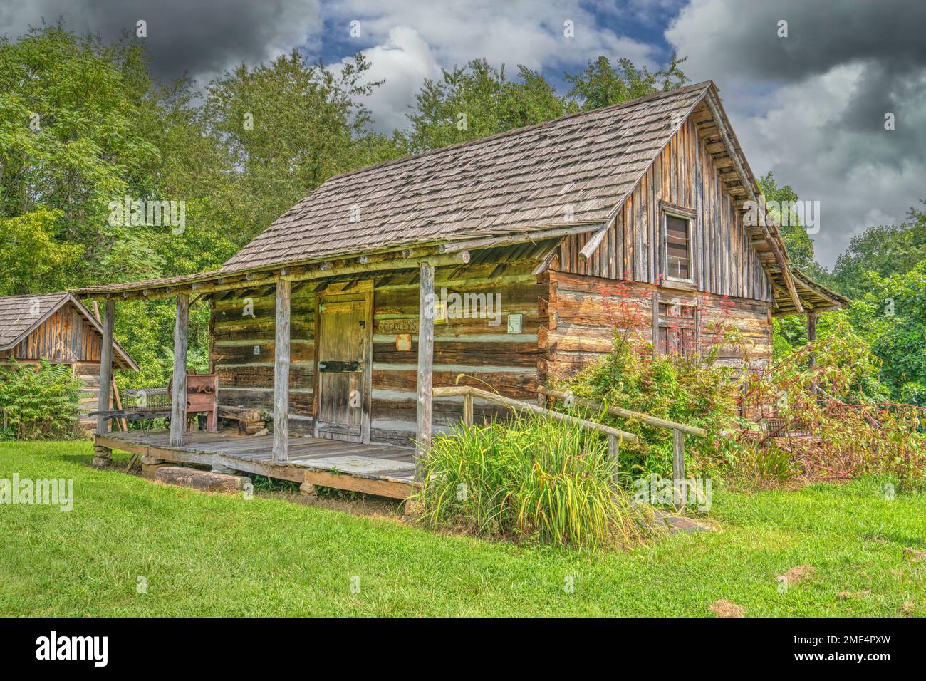 The Tom Dooley Cabin and Museum at the Whippoorwill Academy and Village ...
