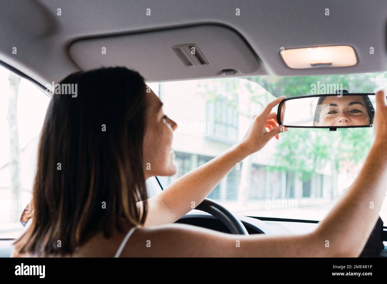 Interior rear mirror hi-res stock photography and images - Alamy