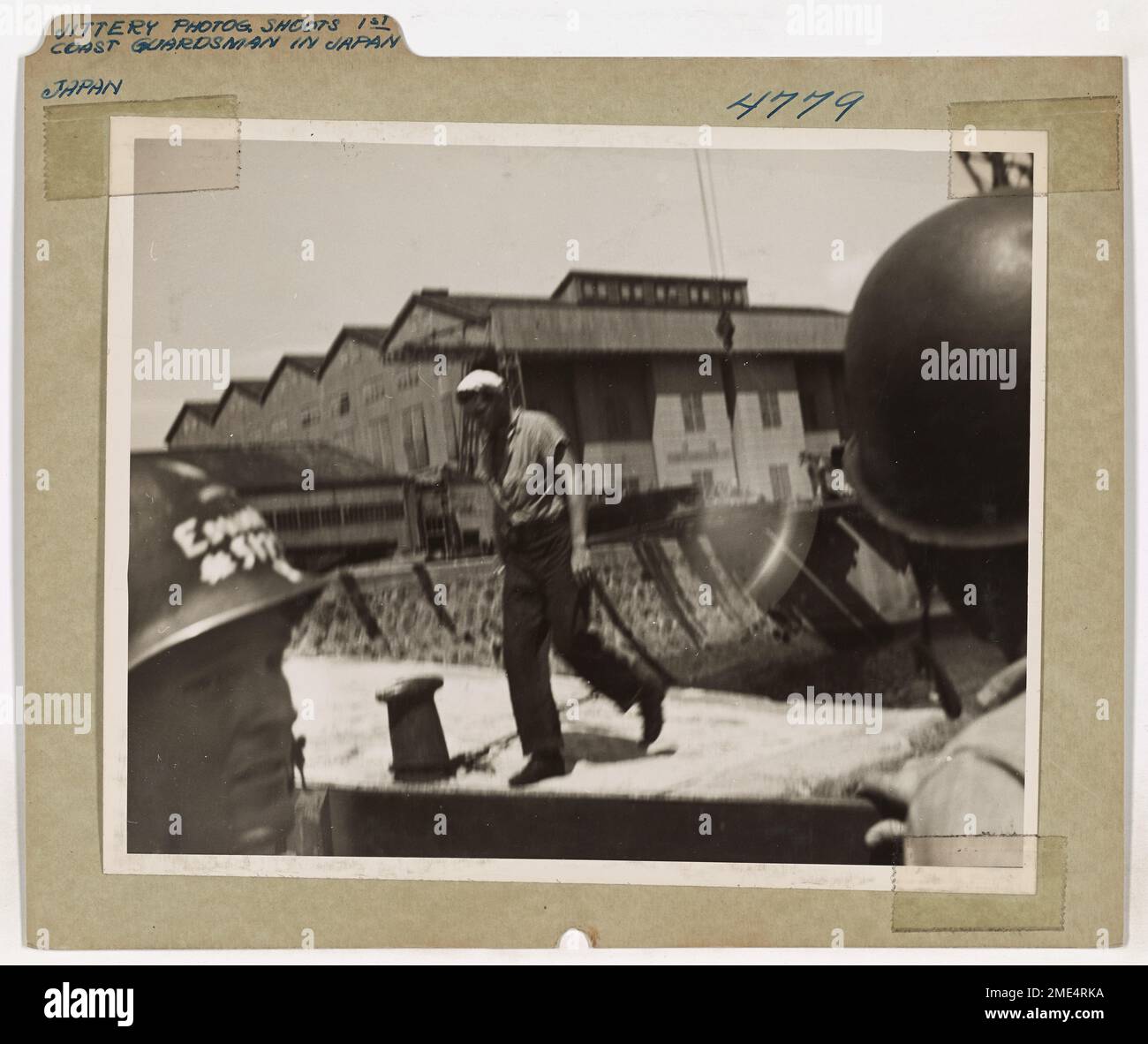 A Coast Guard combat photographer captures Seaman First Class Gene L ...