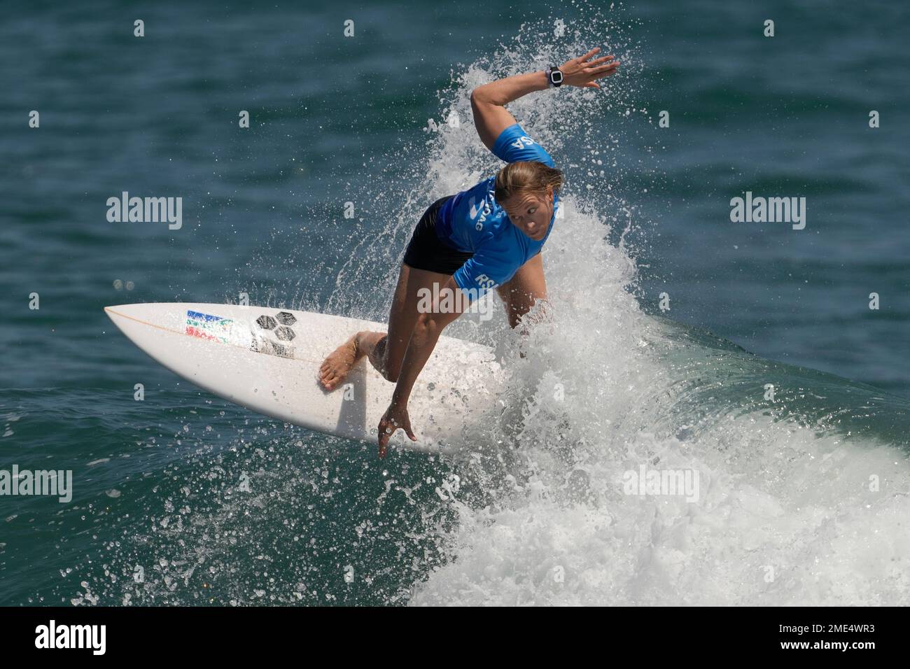 South Africa's Bianca Buitendag competes during the first round of the ...