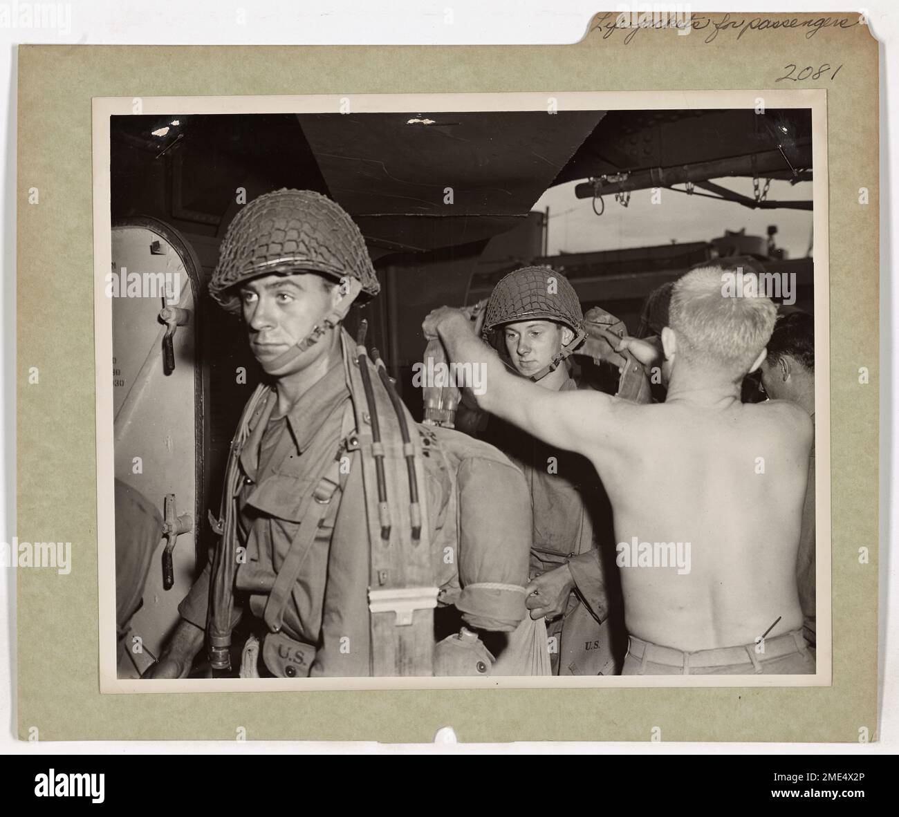 Life Jackets for the Coast Guard's Passengers. A U.S. Coast Guardsmen ...