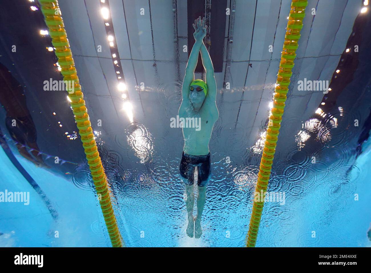 Australia's Brendon Smith swims to win the bronze medal in the 400 ...