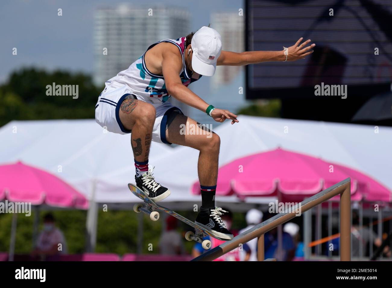 CORRECTS TO SUNDAY - Jagger Eaton of the United States competes in the ...