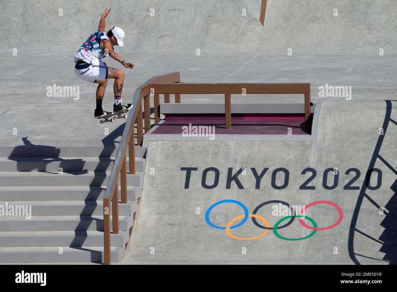 CORRECTS TO SUNDAY - Jagger Eaton of the United States competes in the ...