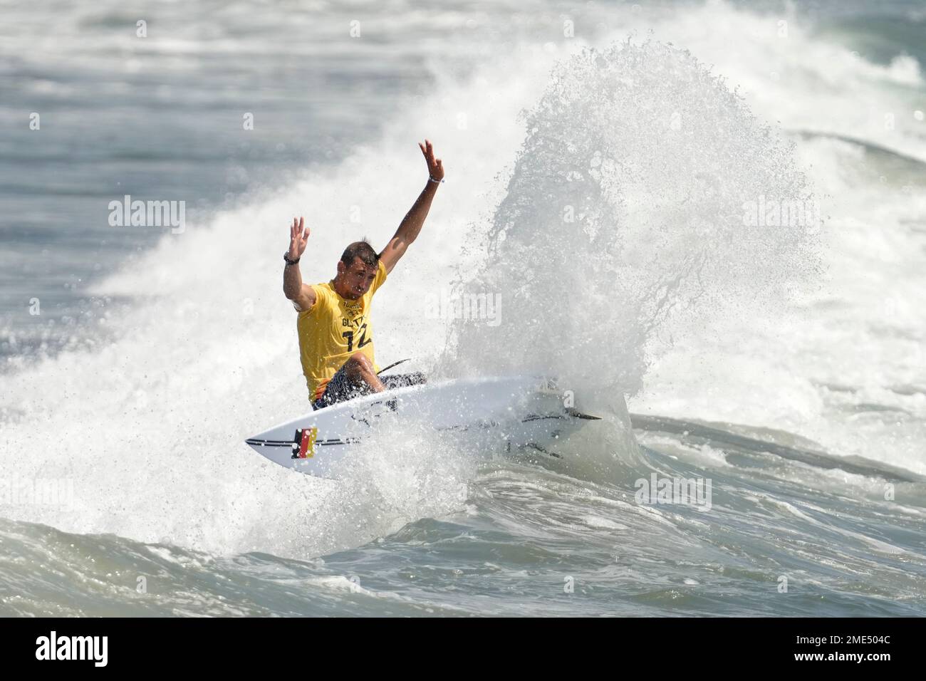 Germany's Leon Glatzer competes during the first round of the men's ...