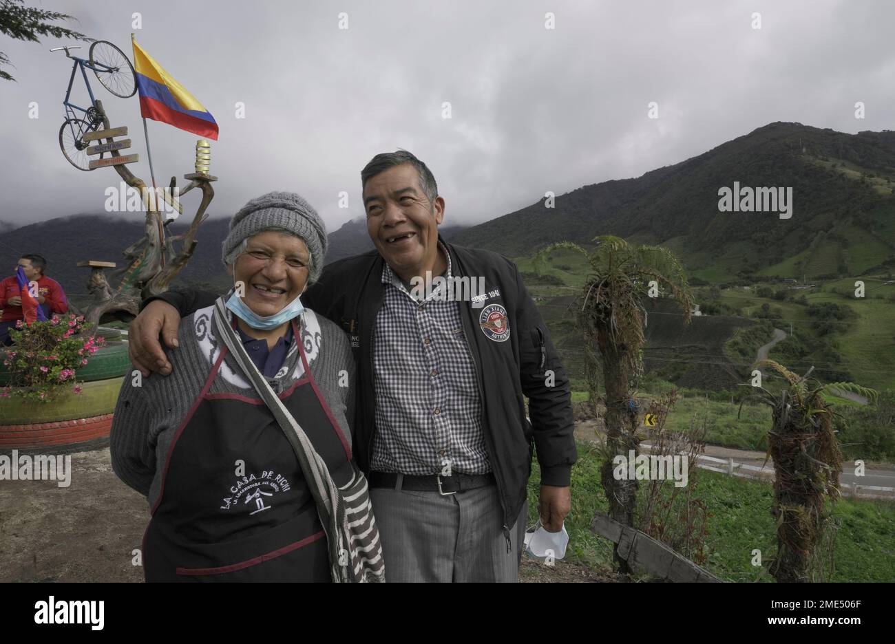 Ana Montenegro and Antonio Carapaz, parents of Richard Carapaz of ...