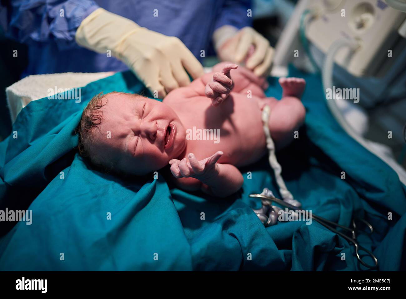 Her first cries will forever echo in our hearts. a newly born baby girl ...