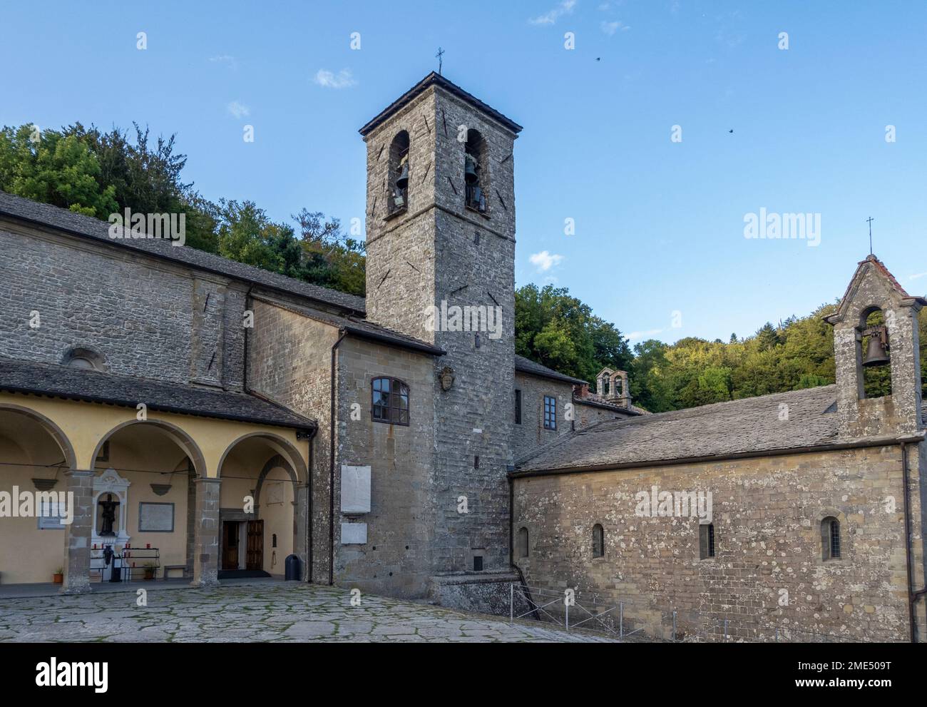 Ancient church of La Verna Sanctuary Stock Photo - Alamy