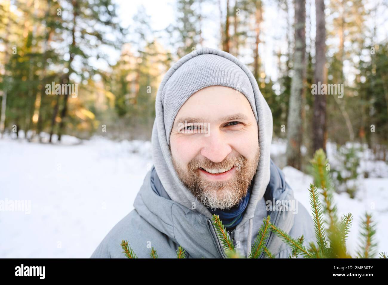 Warm man beard hi-res stock photography and images - Alamy