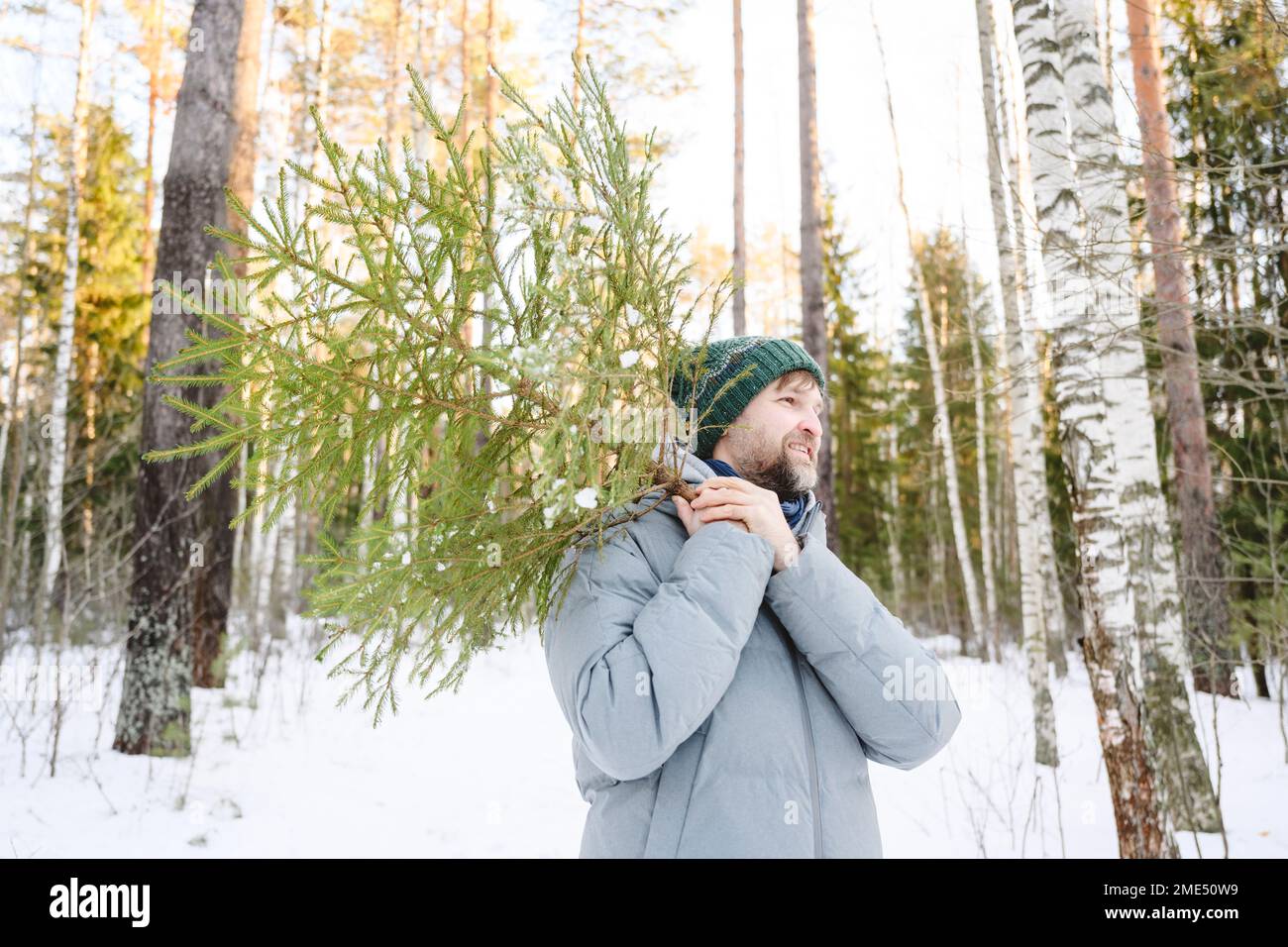 Man carrying plant hi-res stock photography and images - Alamy