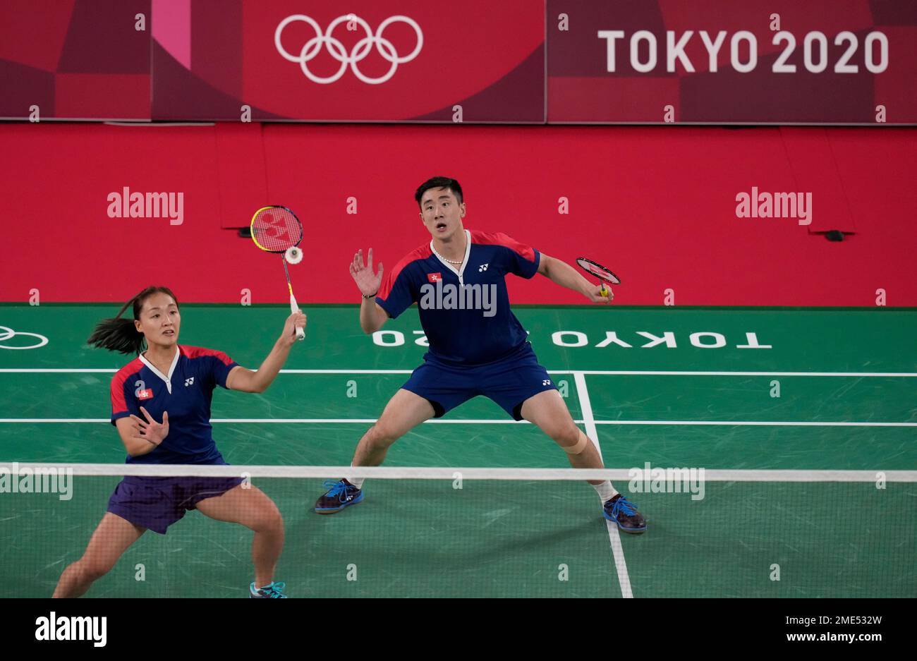 Hong Kong Chun Man Tang and Ying Suet Tse play against Peng Soon Chan ...