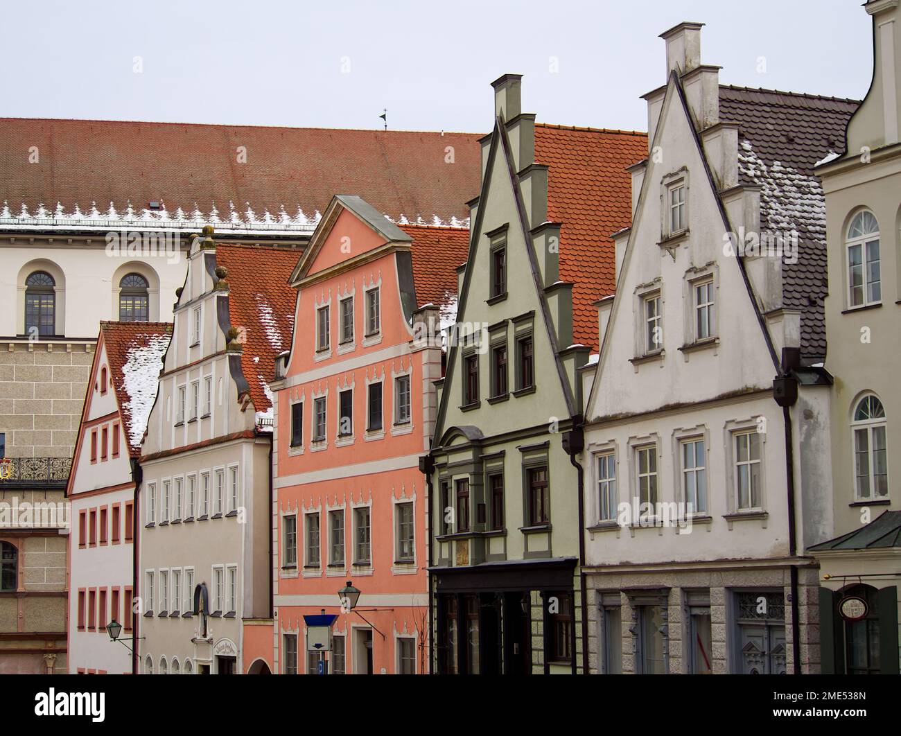 Bavarian architectural rooftops landscape, Germany Stock Photo - Alamy