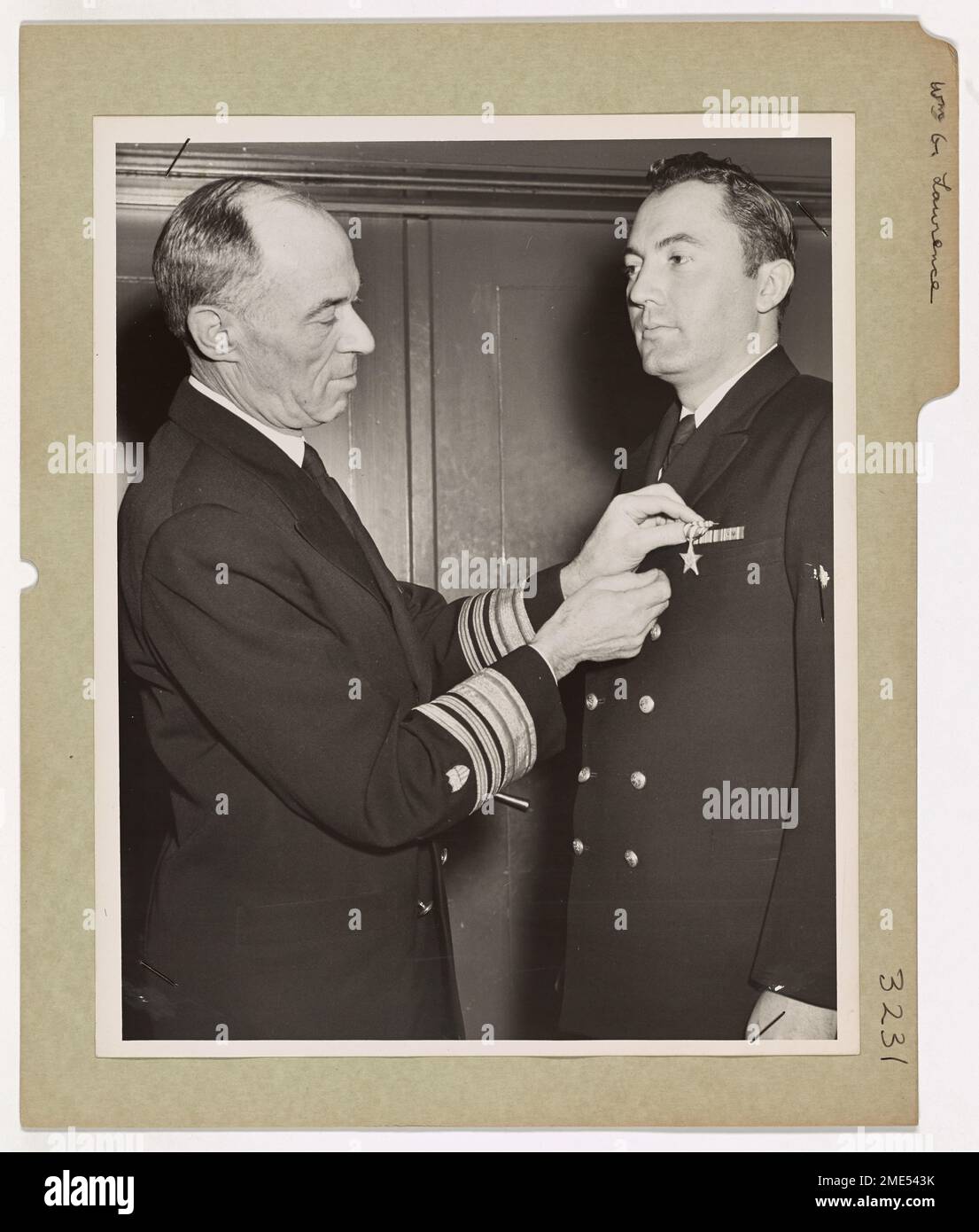 Coast Guard Combat Artist William G. Lawrence receives the Silver Star ...
