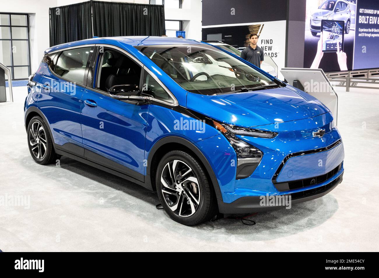 Washington, United States. 23rd Jan, 2023. The 2023 Chevrolet Bolt EV ...