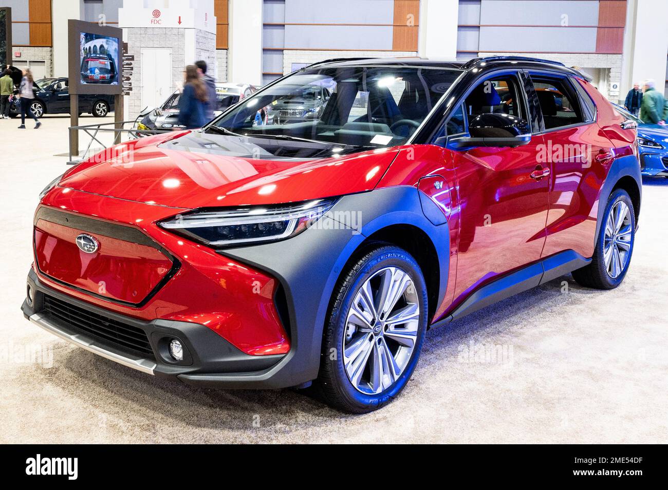 Washington, United States. 23rd Jan, 2023. The 2023 Subaru Solterra EV ...