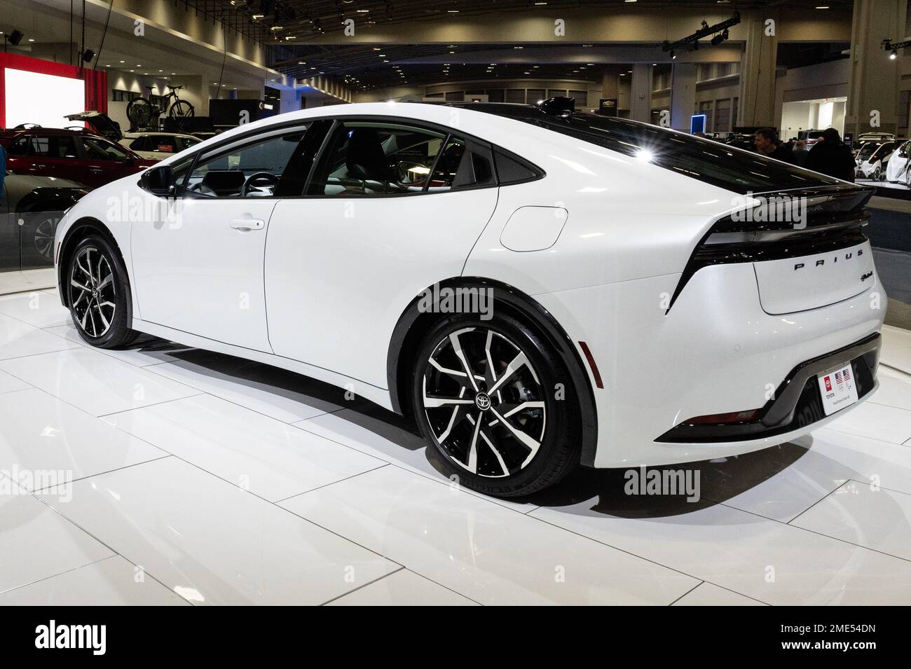 Washington, United States. 23rd Jan, 2023. The 2023 Toyota Prius Prime ...