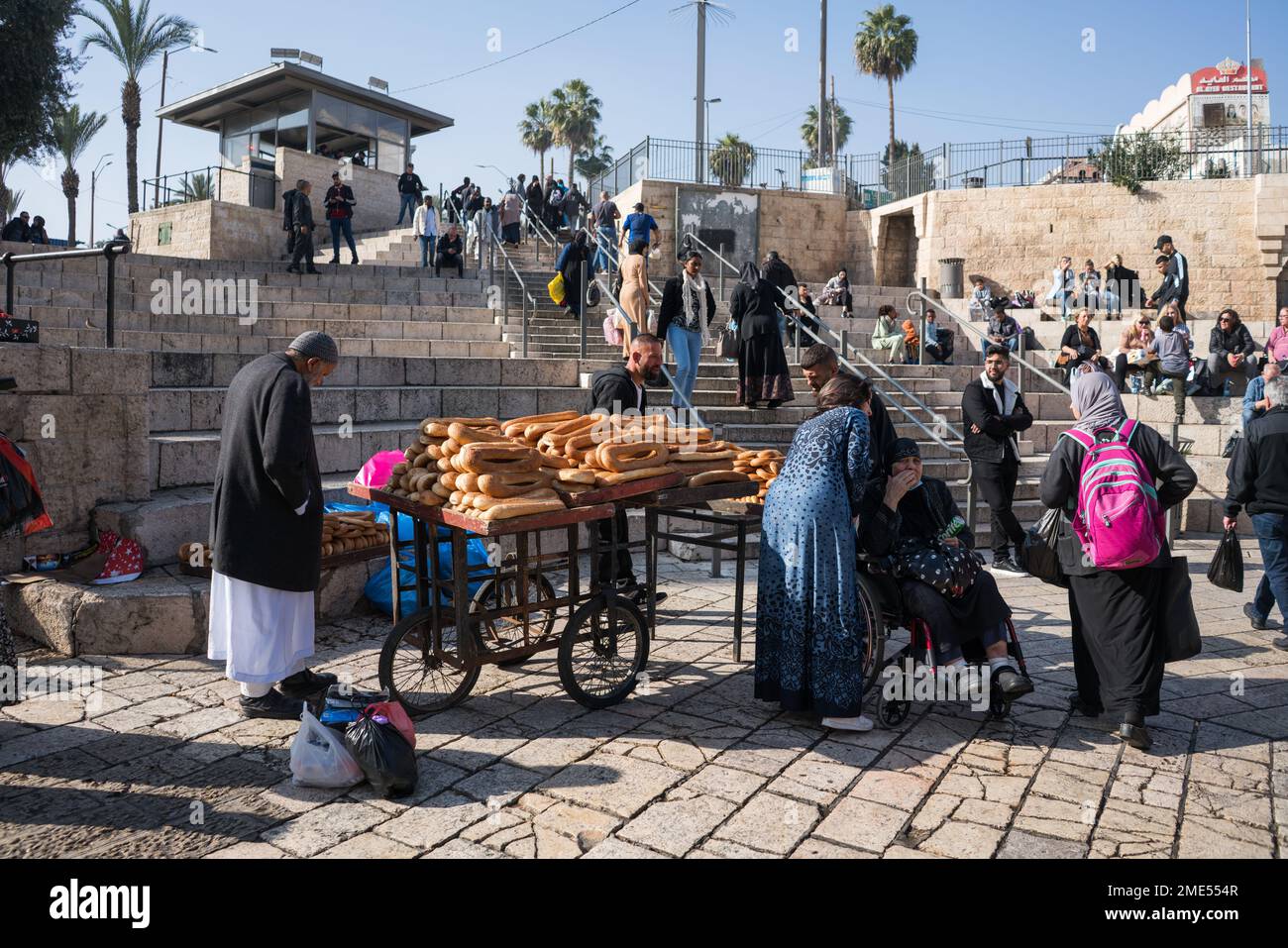 Street scene in the old Jerusalem, Israel, Asia Stock Photo - Alamy