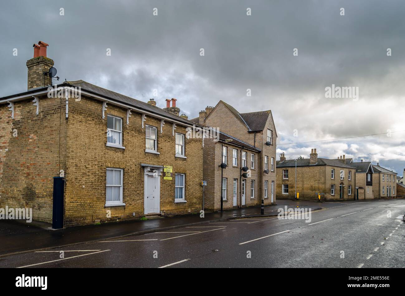 COTTENHAM, ENGLAND, UK - DECEMBER 30, 2013: Typical English ...