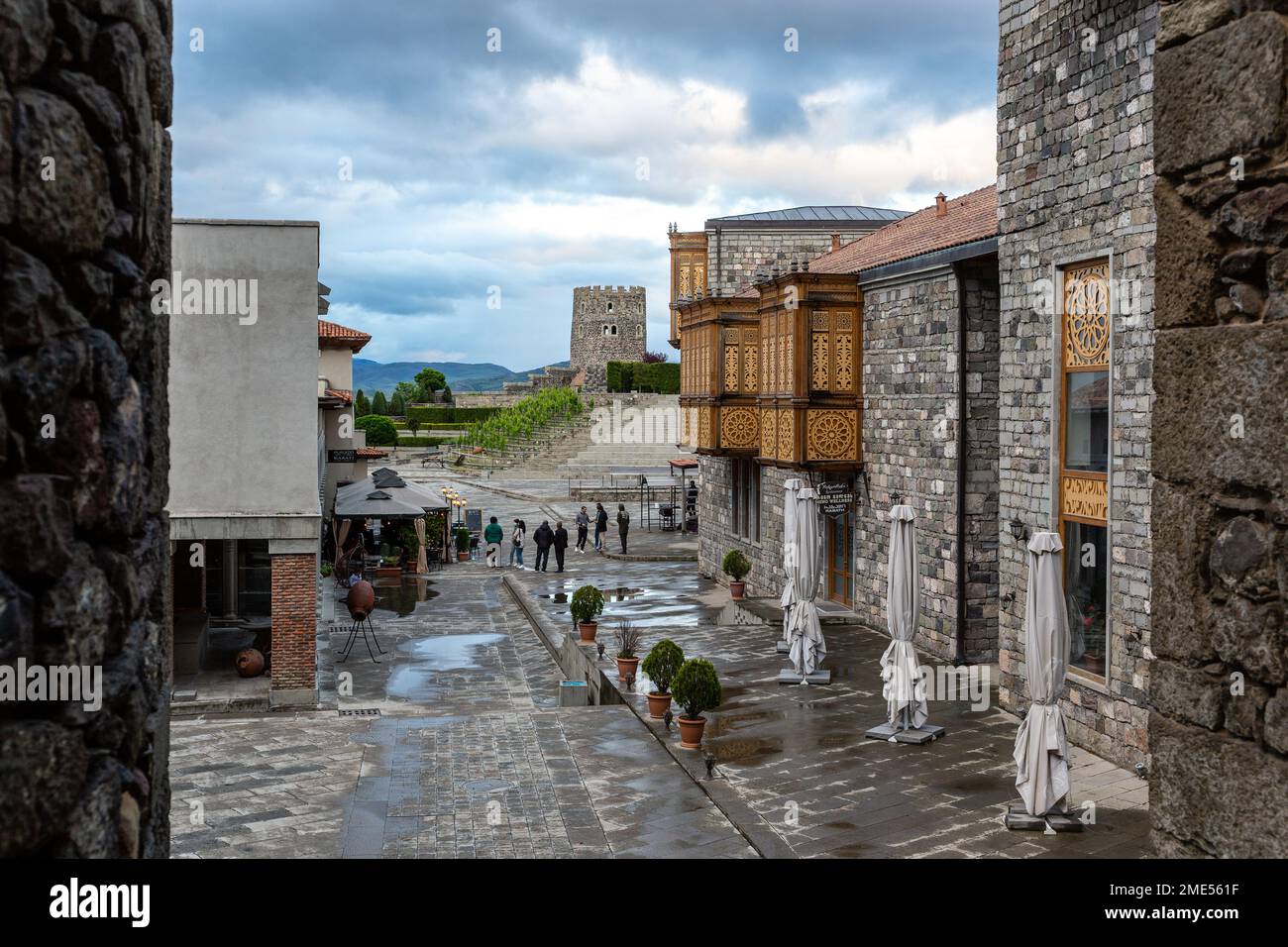 Akhaltsikhe, Georgia, 06.06.21. Courtyard of Akhaltsikhe (Rabati ...