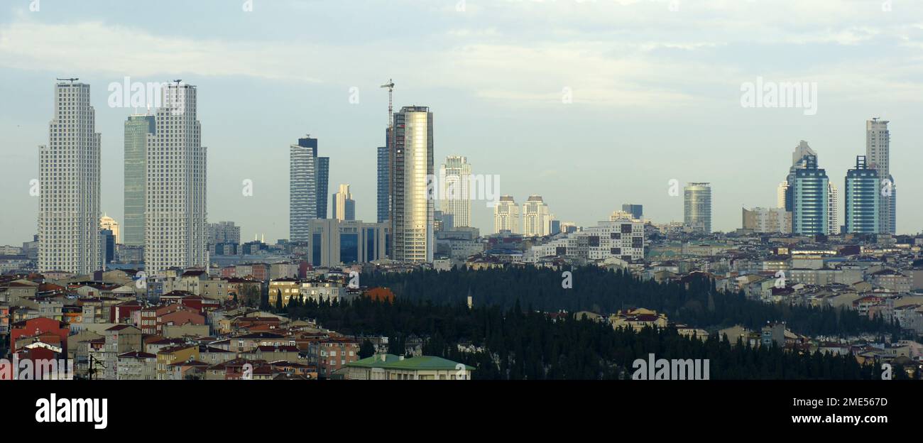 Istanbul view from minaret Stock Photo - Alamy