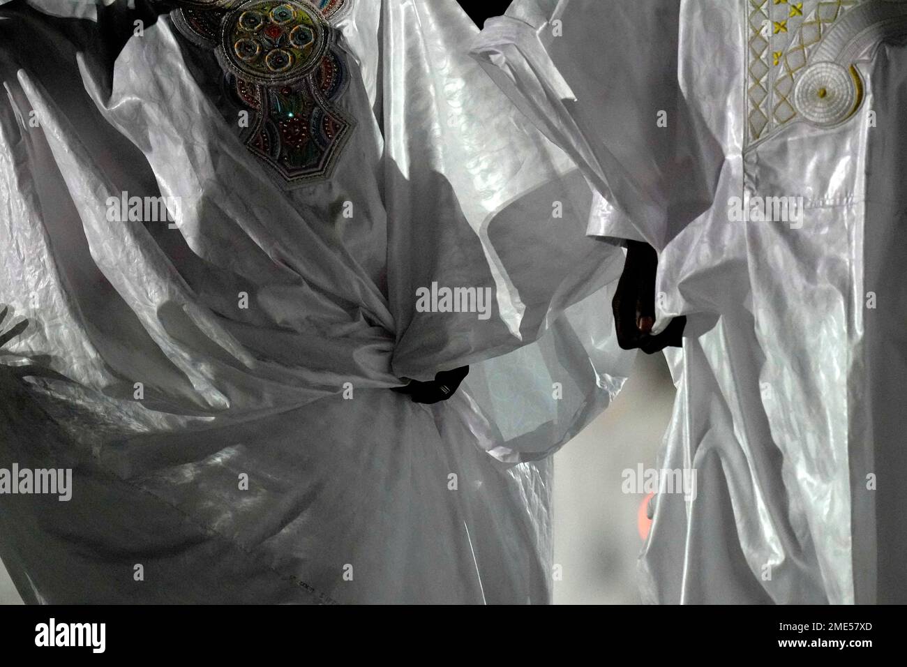 Team member of Mali walks during the opening ceremony in the Olympic ...