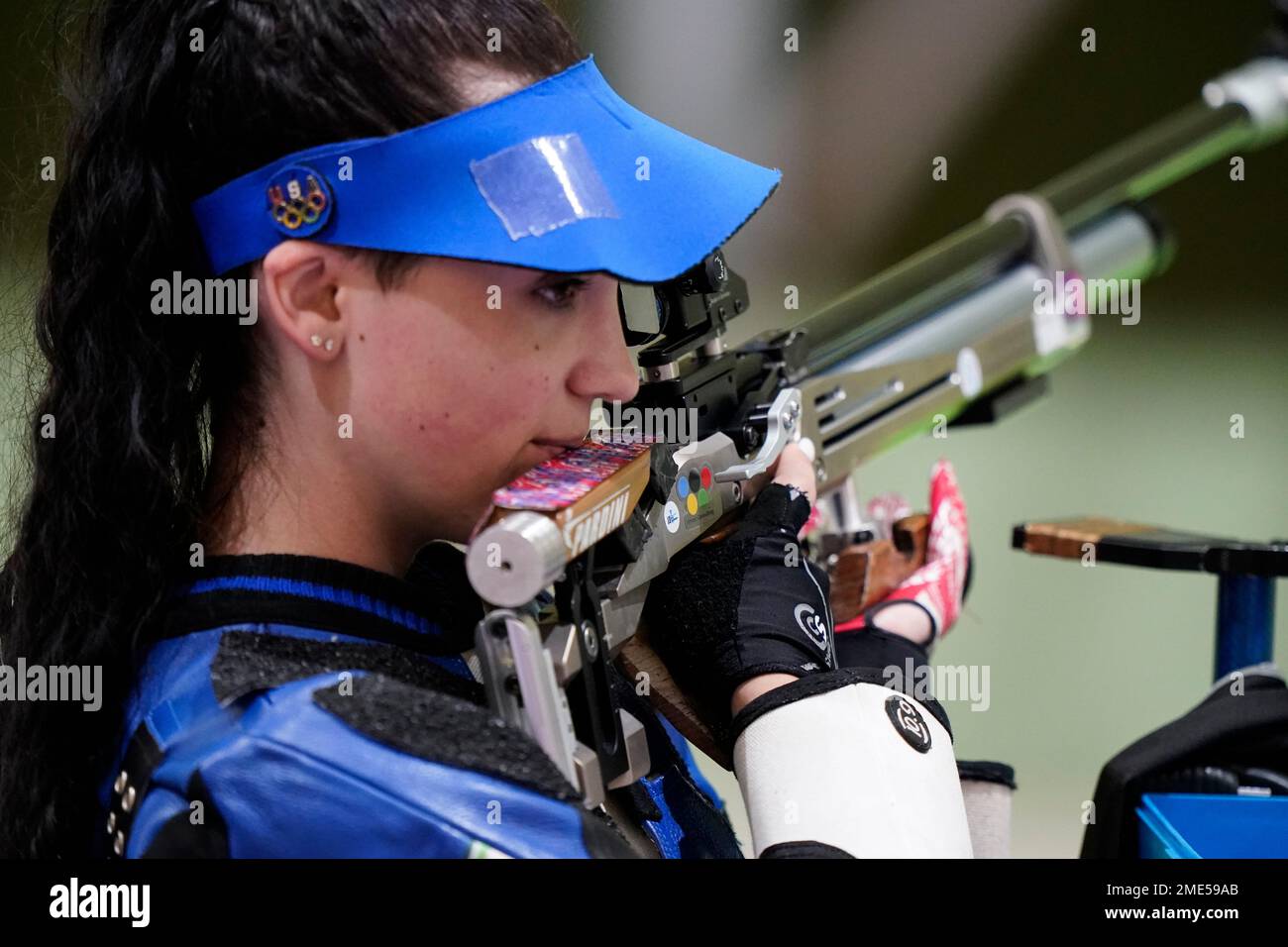 Mary Carolynn Tucker, of the United States, competes in the women's 10 ...
