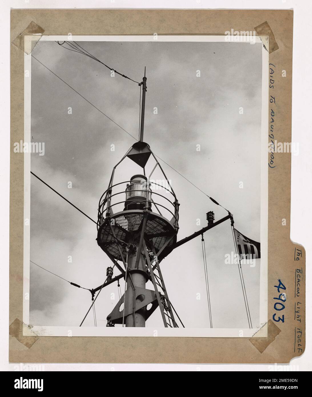 The Light Beacon Itself. This item consists of a photograph of the ...