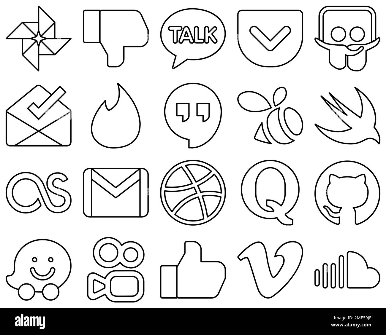 Google gmail vector logo hi-res stock photography and images - Alamy