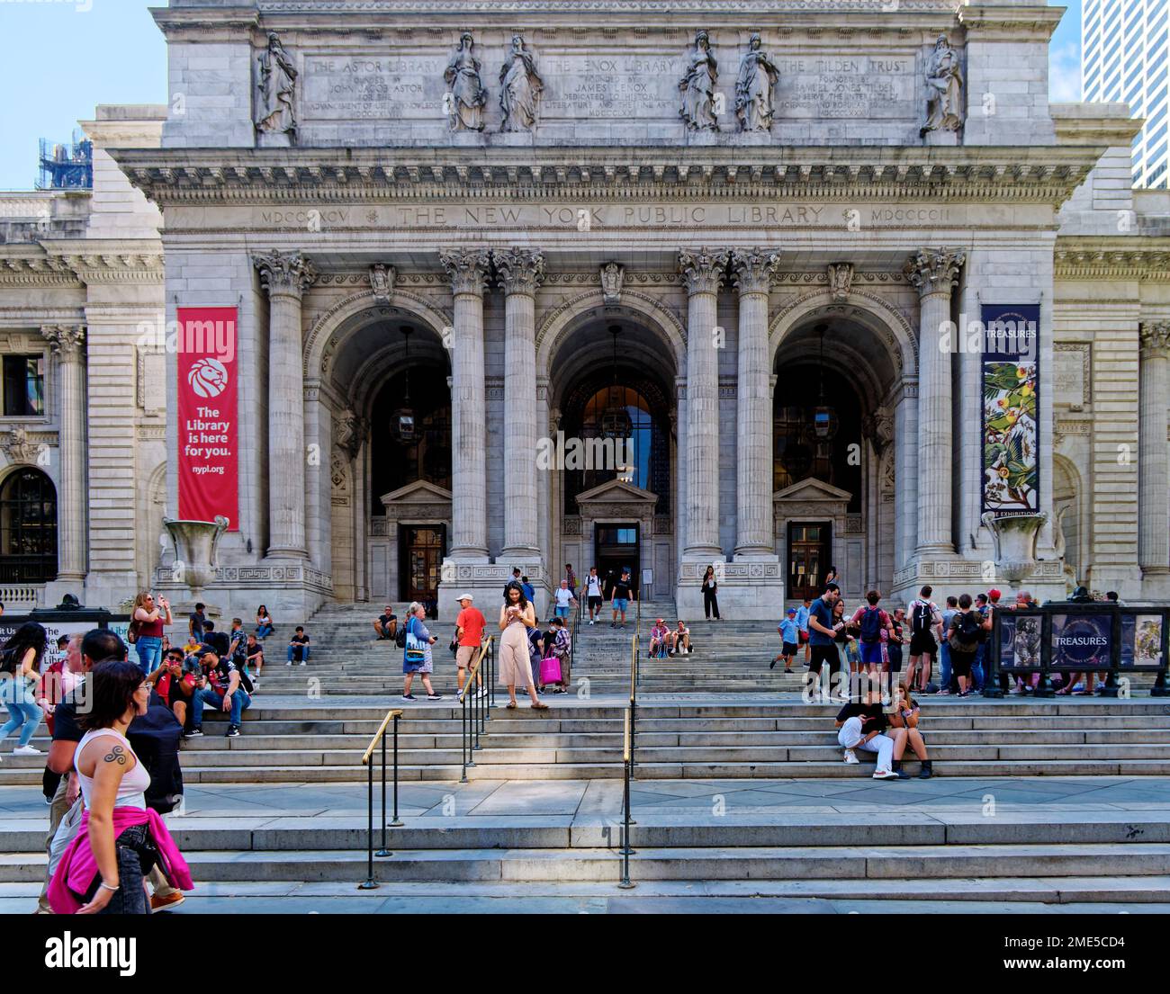 NEW YORK CITY - September 11, 2022: New York City is the most populous ...