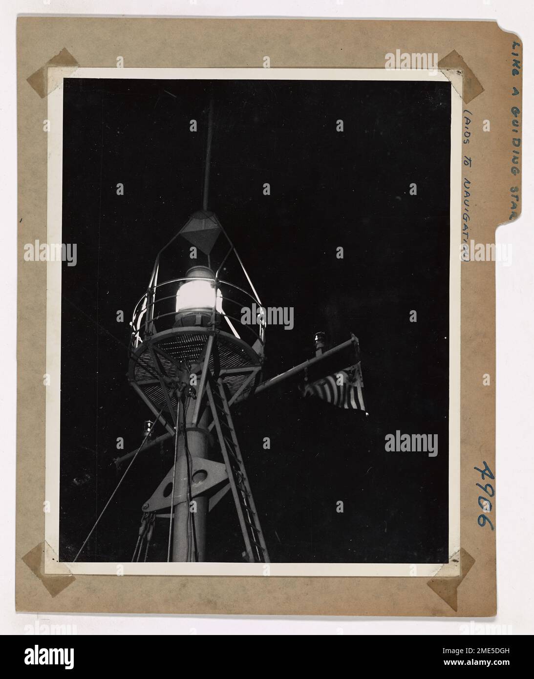 A photograph of the light aboard U.S. Coast Guard Light Ship Number 81 ...