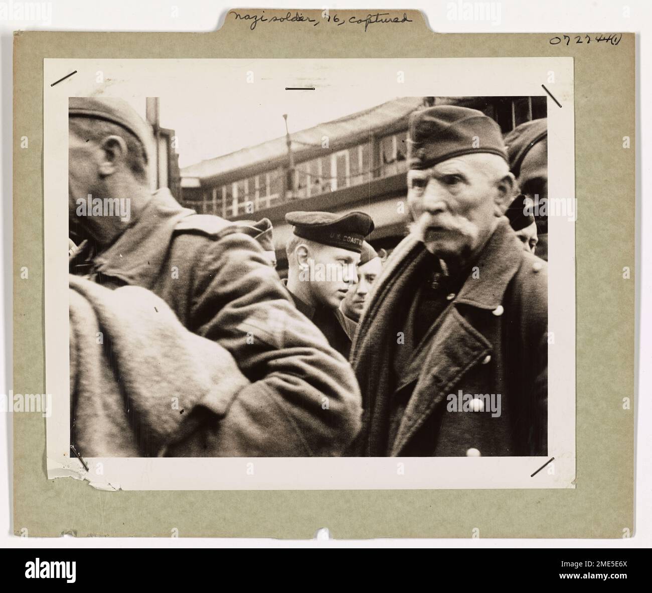 A 76-year-old Nazi soldier, defeated and captured in France, is ...