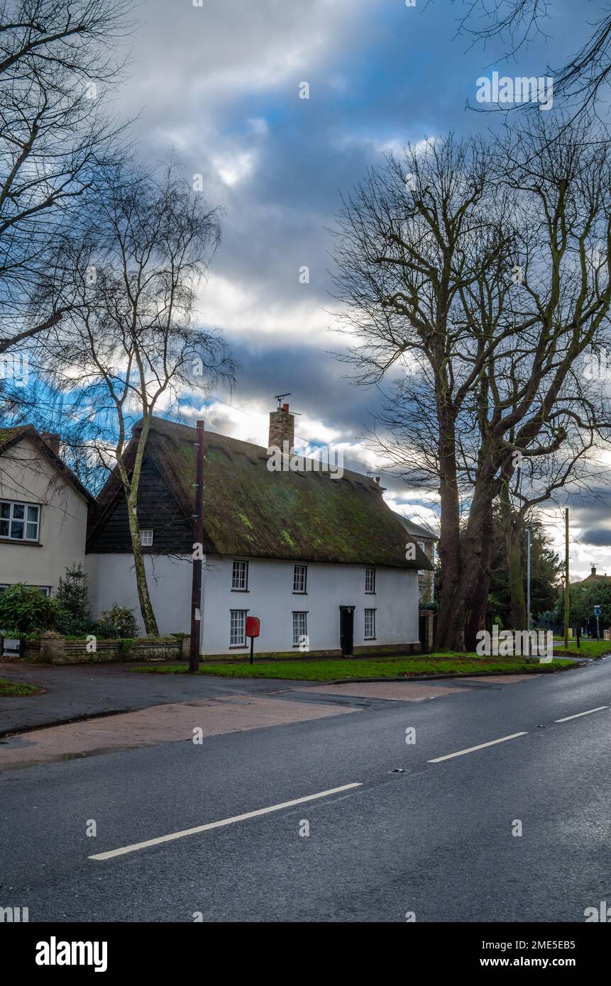 English architecture in a village in England Stock Photo - Alamy