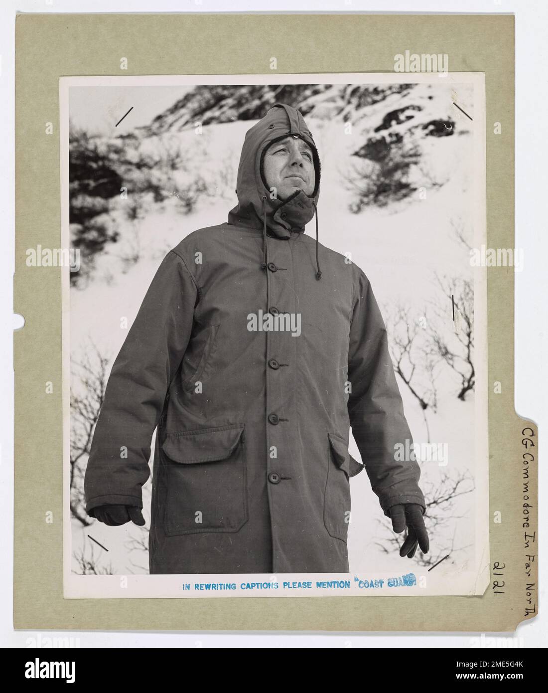 Coast Guard Commodore Earl G. Rose monitors operations in the Far North ...
