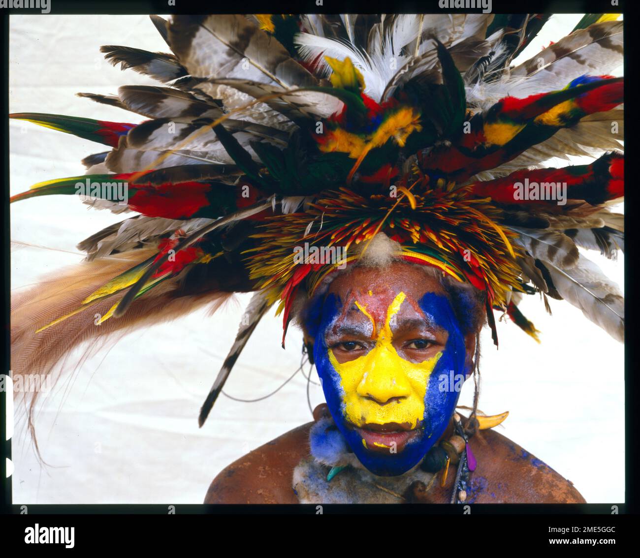 Manum Sin from Chuave in the Chimbu Province of Papua New Guinea Stock ...