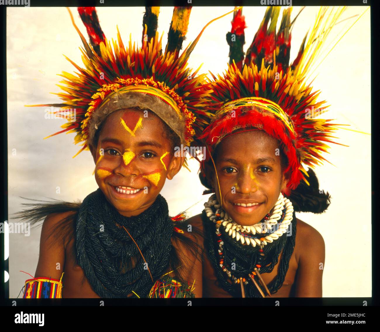 Wari and Soti, sisters from Chuave in Chimbu Provine of Papu New Guinea ...
