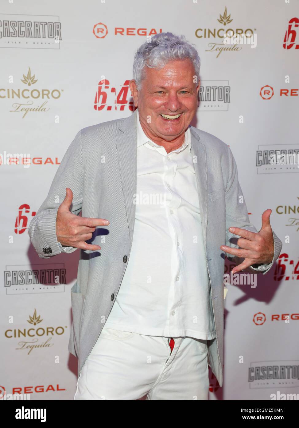 Actor Thomas G. Waites attends the premiere of "6:45" at Regal Union ...